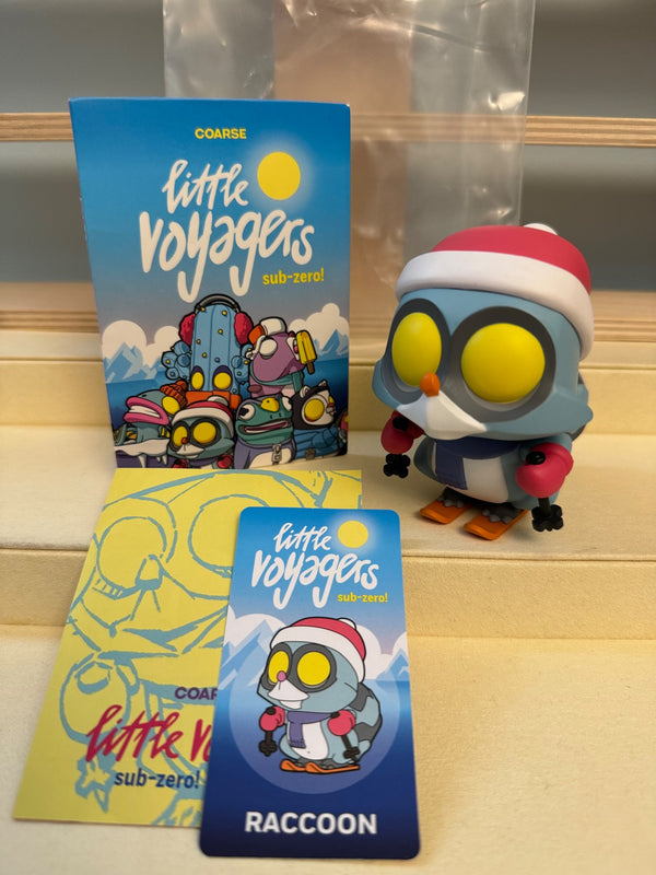 Pop Mart x Coarse Little Voyagers - Sub-Zero - RACCOON - Mindzai Toy Shop