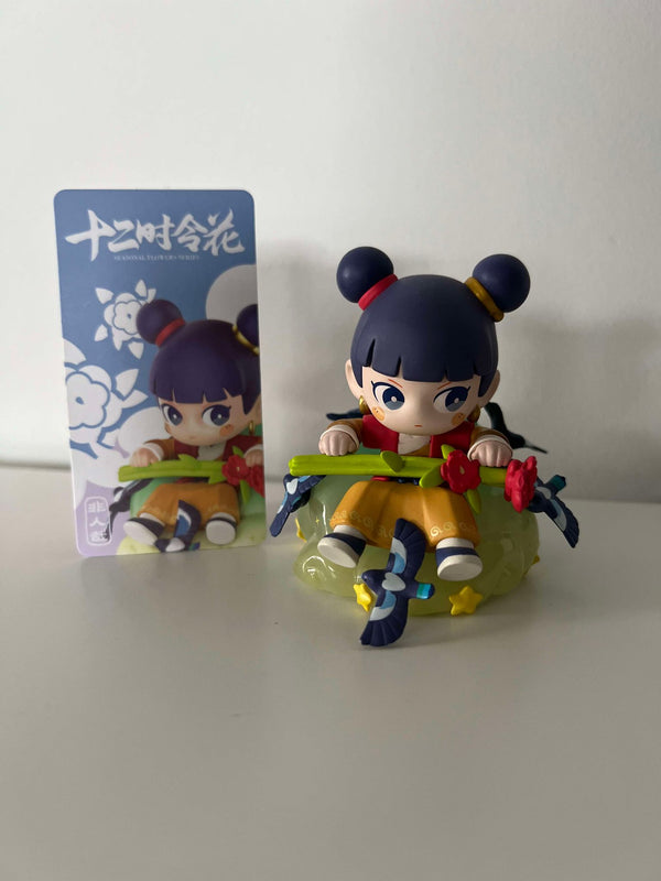 July - Nezha Seasonal Flowers Series by POP MART x Fenz - Mindzai Toy Shop