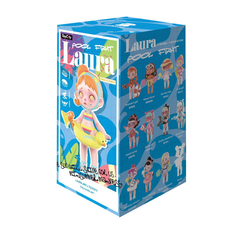 Laura Pool Fight Series Blind Box by Toy City - Mindzai Toy Shop