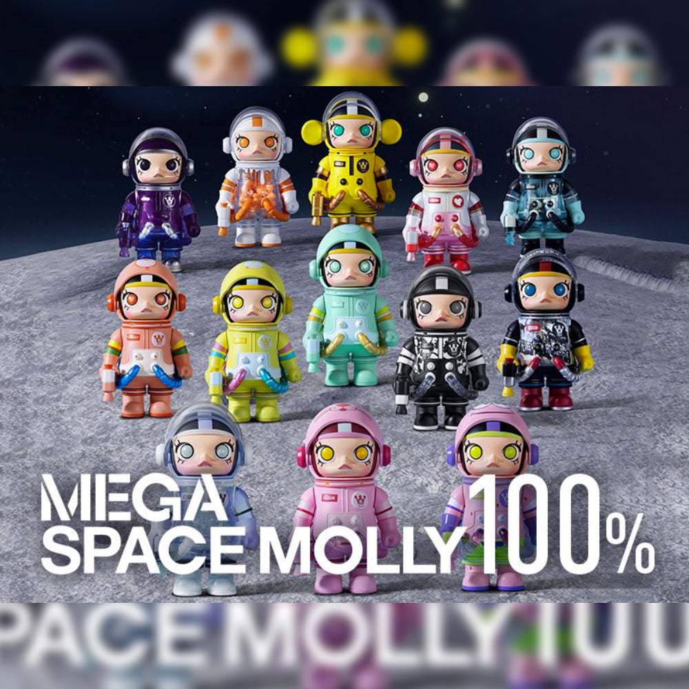 MEGA Space Molly 100% Series 2-B Blind Box by POP MART - Mindzai Toy Shop
